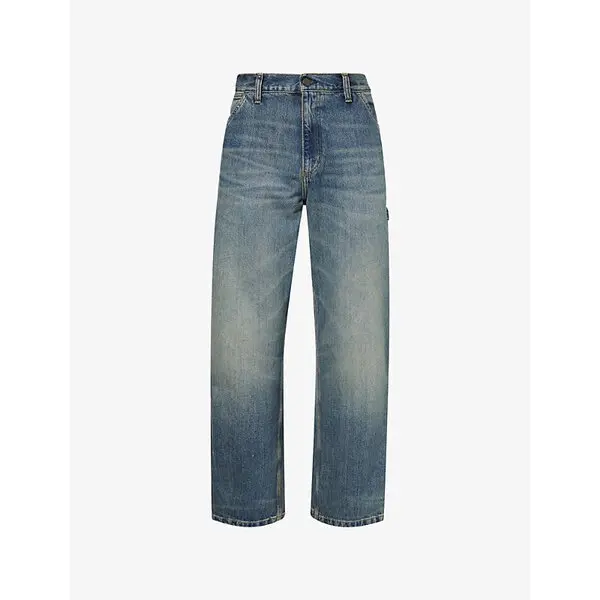 Carhartt Work In Progress Single Knee Straight-leg Denim Trousers