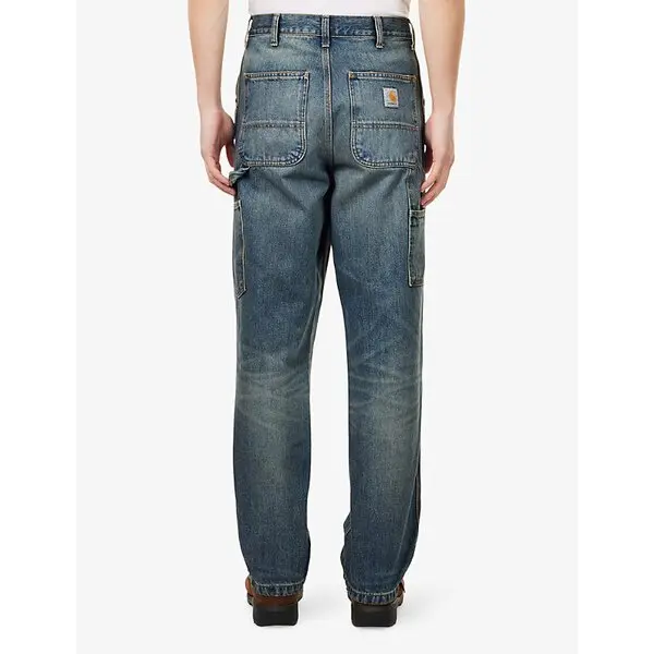 Carhartt Work In Progress Single Knee Straight-leg Denim Trousers