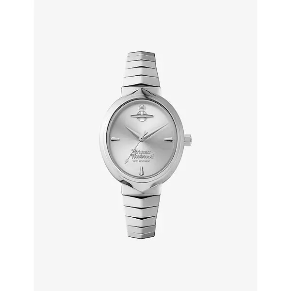 VIVIENNE WESTWOOD Armour Stainless-steel Quartz Watch - Silver