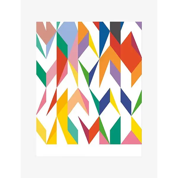 THE WRONG SHOP Odili Donald Odita Teardrop Print - Multi
