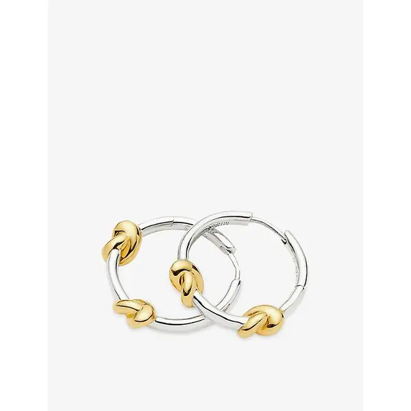 MISSOMA Lucy Williams Knot Small Hoop Earrings - Mixed