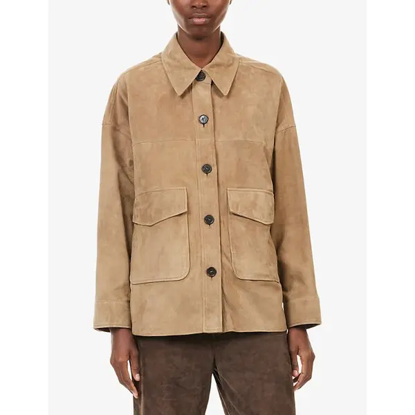 ARMA Kaylee Relaxed-fit Suede Jacket