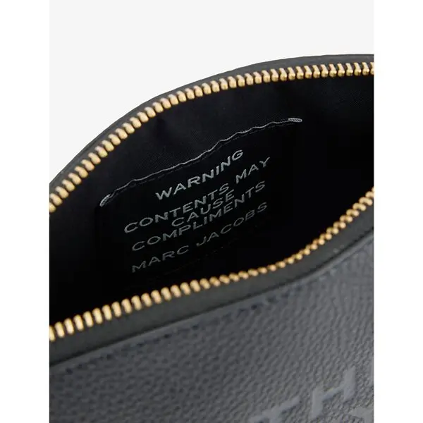 Marc Jacobs Leather Cosmetics Pouch - Black