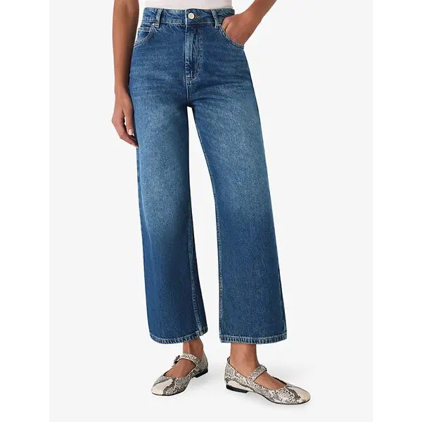 Whistles Straight Ankle-length Denim Jeans