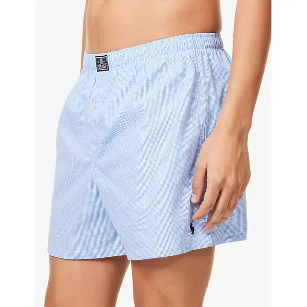 Polo Ralph Lauren Gingham Relaxed-fit Cotton Boxers