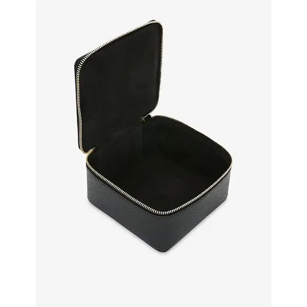 Smythson Panama Large Leather Trinket Case