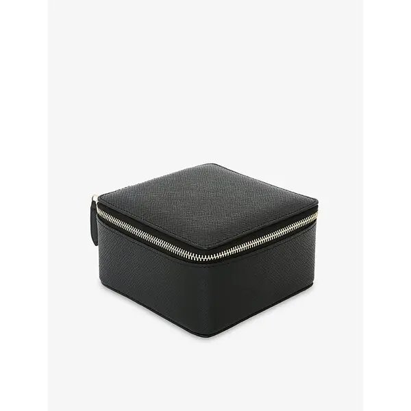Smythson Panama Large Leather Trinket Case
