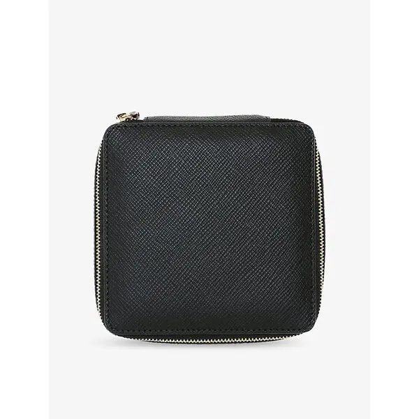 Smythson Panama Large Leather Trinket Case