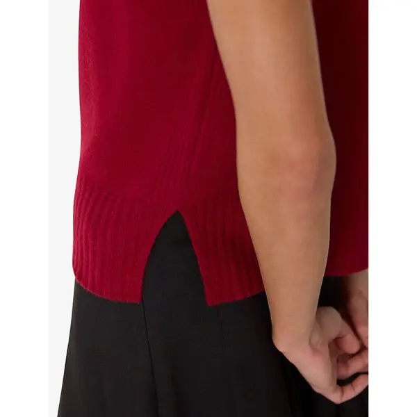 Whistles Regular-fit Wool Vest - Red