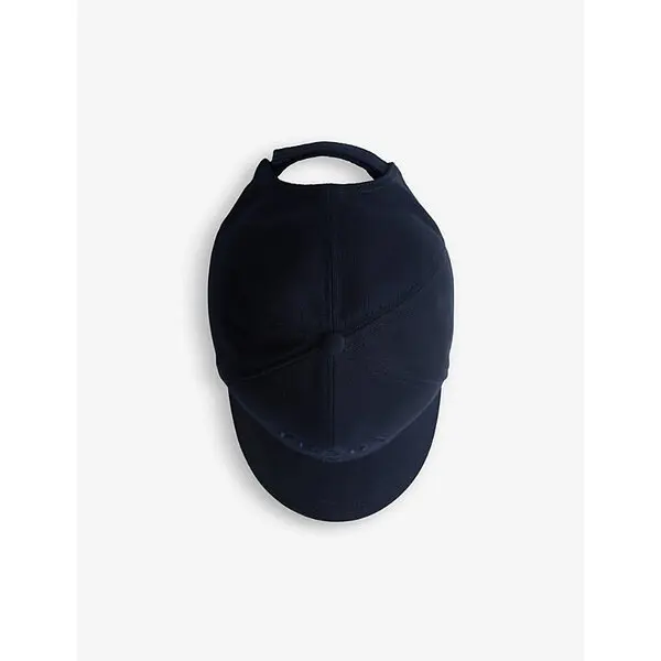 Prada Logo-embroidered Baseball Cap - Blue