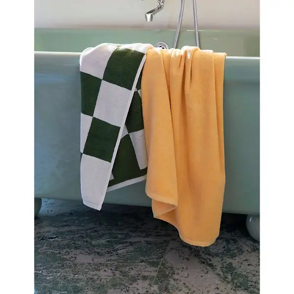 HAY Check-pattern Cotton Bath Mat 50cm X 90cm