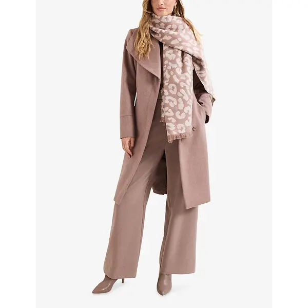 PHASE EIGHT Nicci Belted Wool-blend Coat