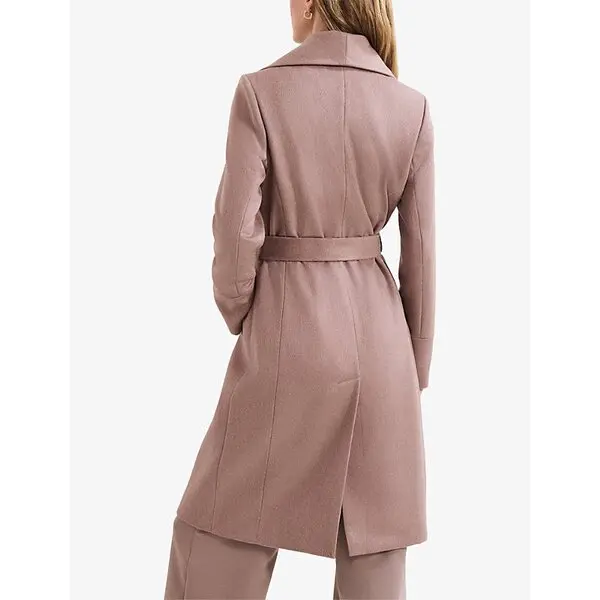 PHASE EIGHT Nicci Belted Wool-blend Coat