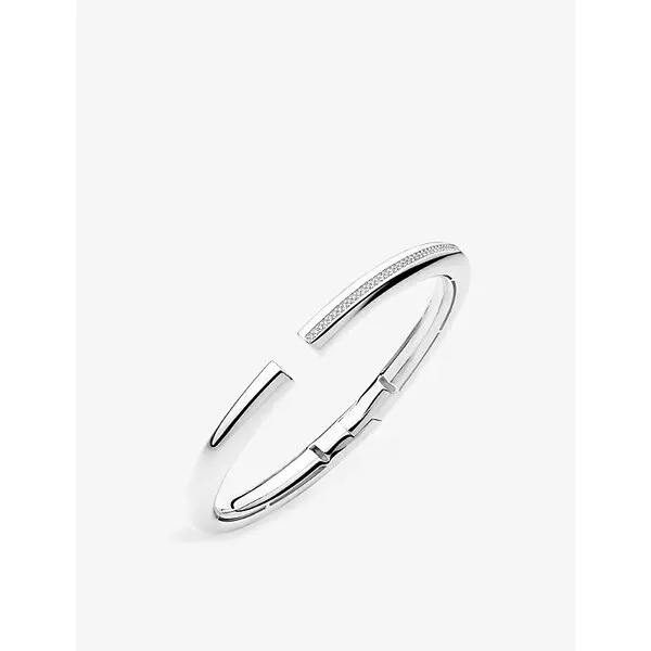 SIF JAKOBS Palermo Sterling And Zirconia Bangle