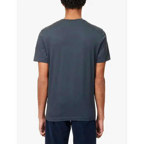 Moncler Badge Crewneck Cotton-jersey T-shirt