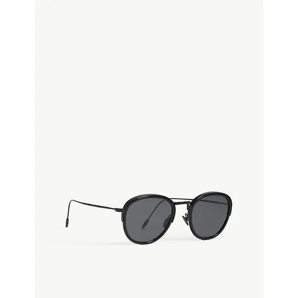 Giorgio Armani Round-frame Sunglasses - Black