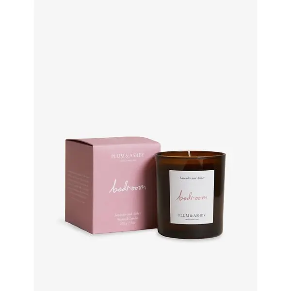 PLUM AND ASHBY Lavender & Amber Scented Wax Candle 635g - One-color