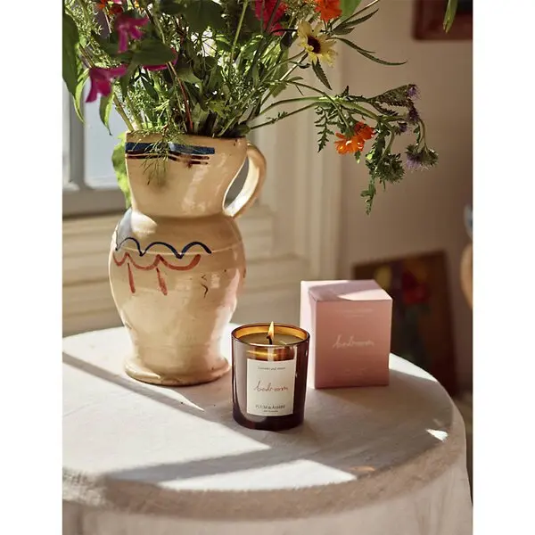 PLUM AND ASHBY Lavender & Amber Scented Wax Candle 635g