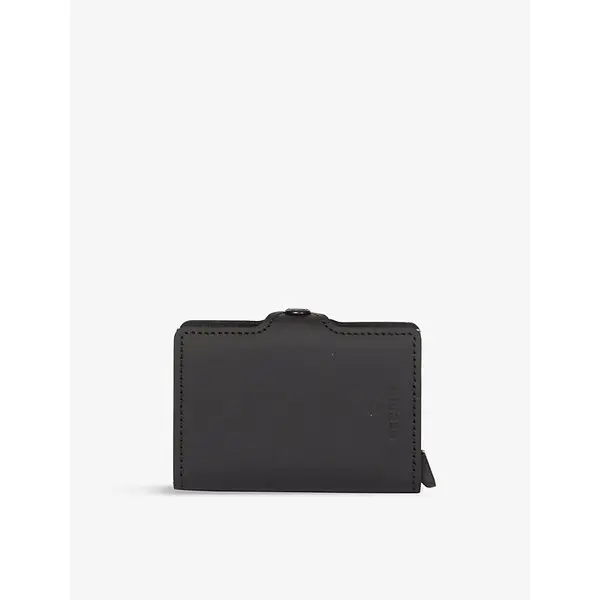 SECRID Twinwallet Leather And Metal Cardholder - Black