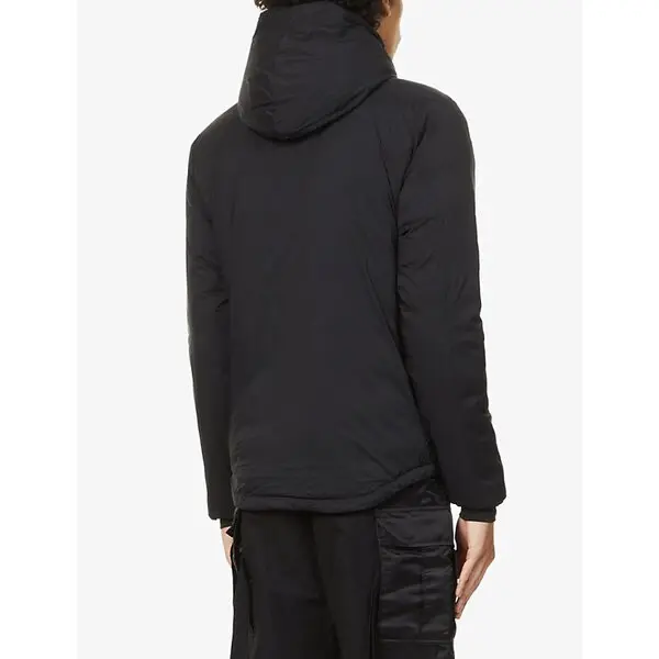 Canada Goose Lodge Logo-patch Shell-down Hooded Puffer Jacket