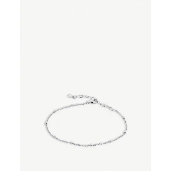 Monica Vinader Fine Beaded Chain Bracelet - Silver