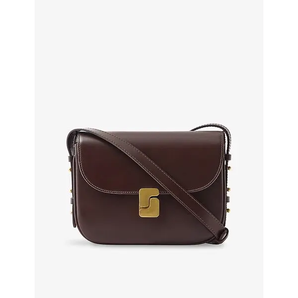 Soeur Bellissima Mini Leather Cross Body Bag - Chocolat