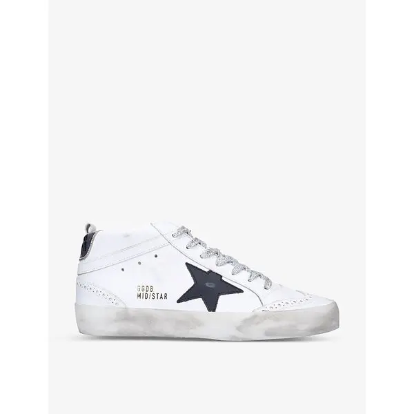 GOLDEN GOOSE Mid Star Leather Trainers