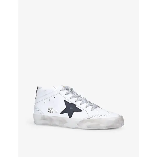 GOLDEN GOOSE Mid Star Leather Trainers