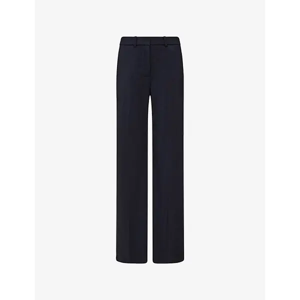 JOSEPH Stretch-wool Soft-flare Trousers