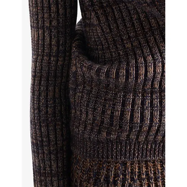 Prada Two-tone Wool Cardigan