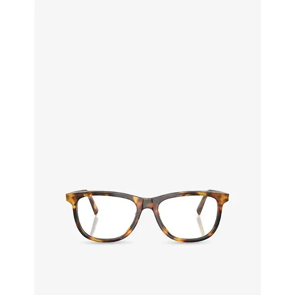 Miu Miu Square-frame Acetate Eyeglasses - Brown