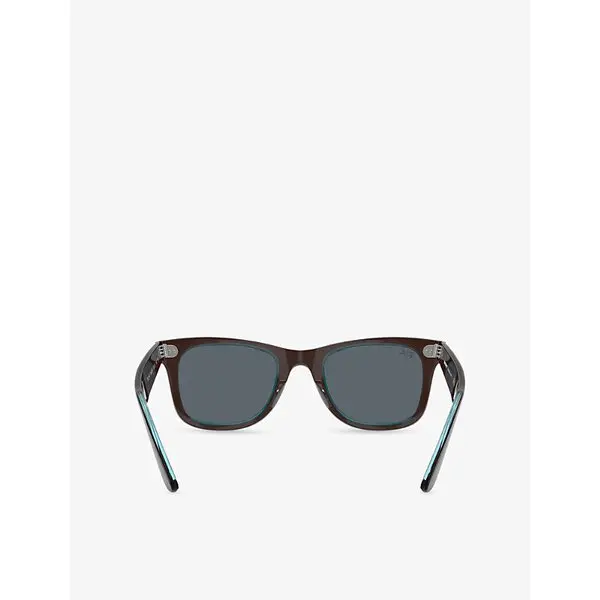 Ray-ban Wayfarer Rectangle-frame Sunglasses - Brown