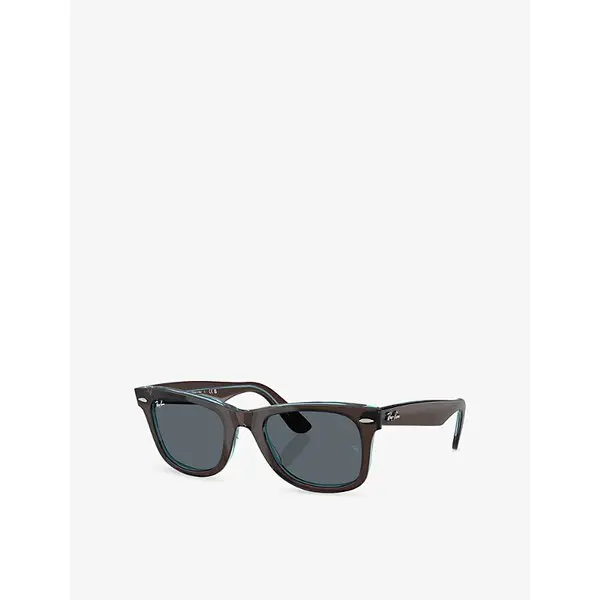 Ray-ban Wayfarer Rectangle-frame Sunglasses - Brown