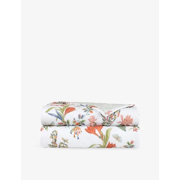 YVES DELORME Eze Cotton-blend Bedcover - Multicoloured