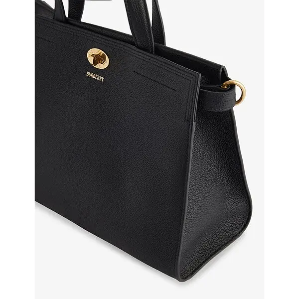 Burberry Small Leather Cotswolds Tote Bag