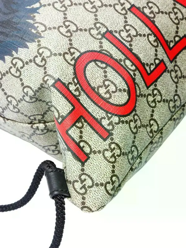 Gucci Gg Supreme Monogram Wolf Xxv Backpack