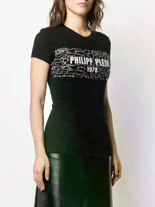 Philipp Plein Logo Print Slim-fit T-shirt