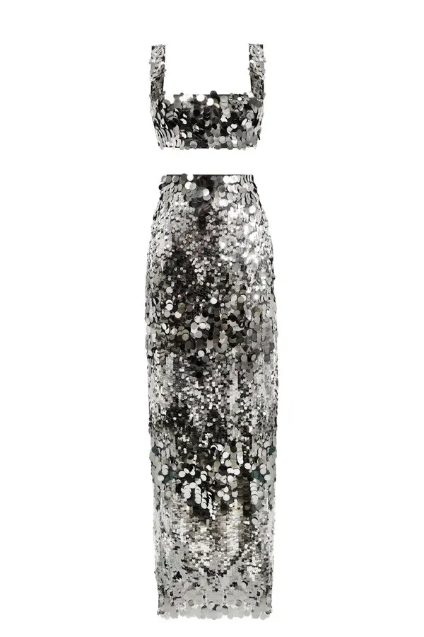MILLA Sequin Embellished Two-piece Set