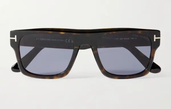 TOM FORD Cyrus Square-frame Sunglasses - Tortoiseshell