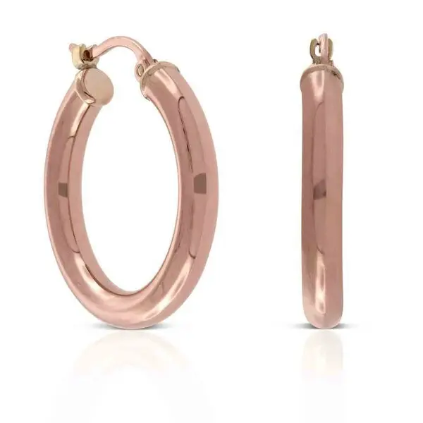 Benbridge 20mm Rose Gold Hoop Earrings 14k,|03/312r - Rg