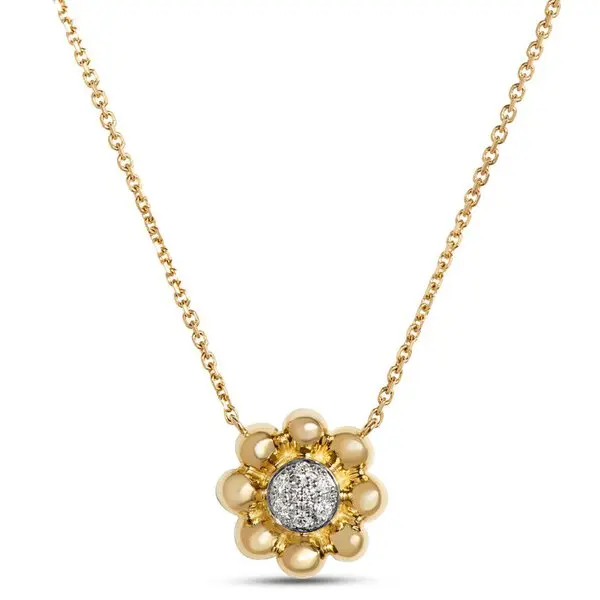 Benbridge Flower Diamond Pendant - H-j