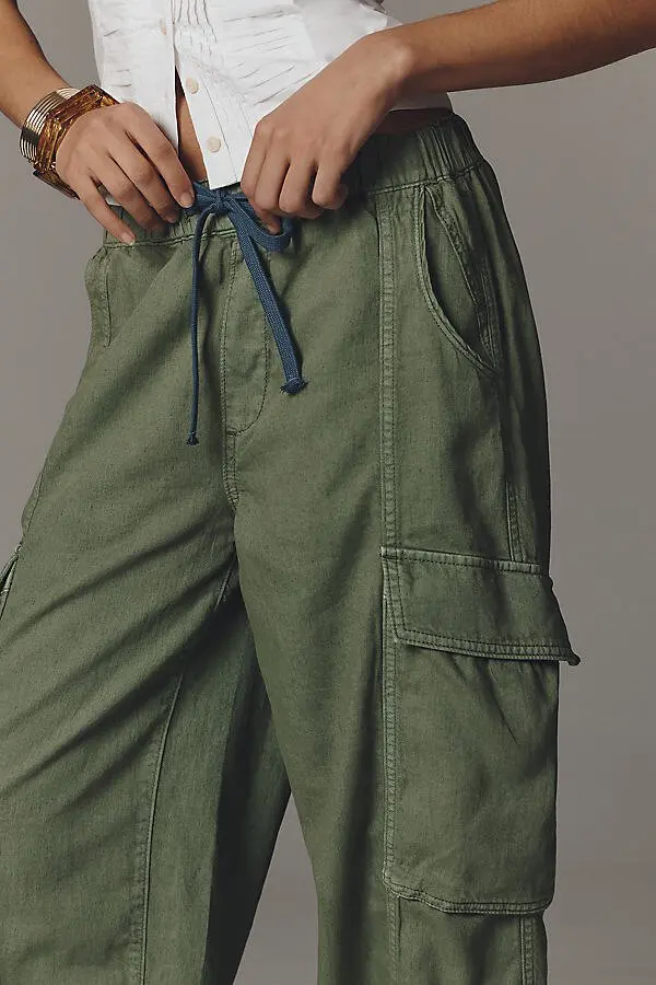 PILCRO Cotton Jogger Pants