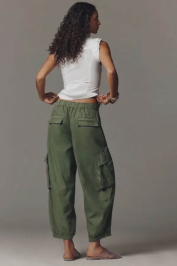 PILCRO Cotton Jogger Pants