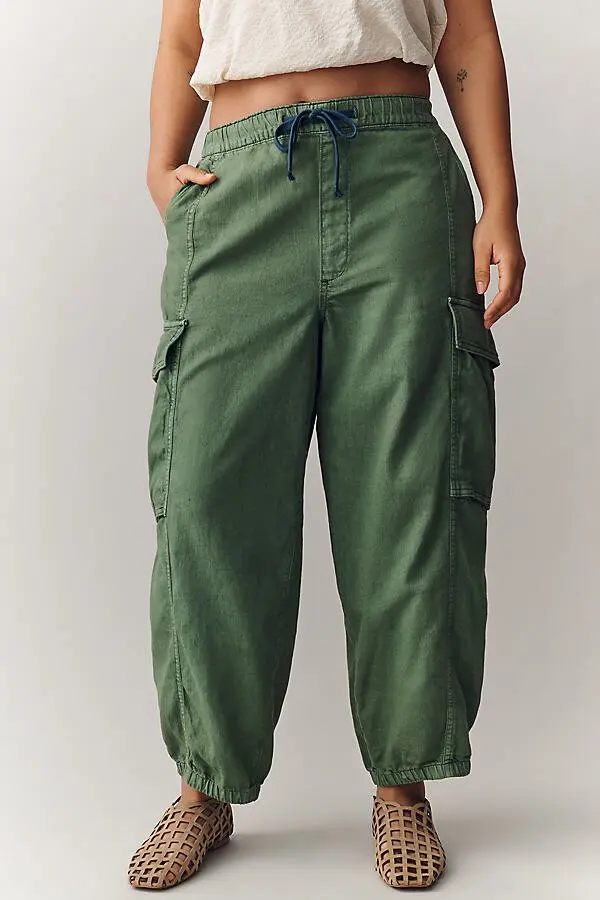 PILCRO Cotton Jogger Pants