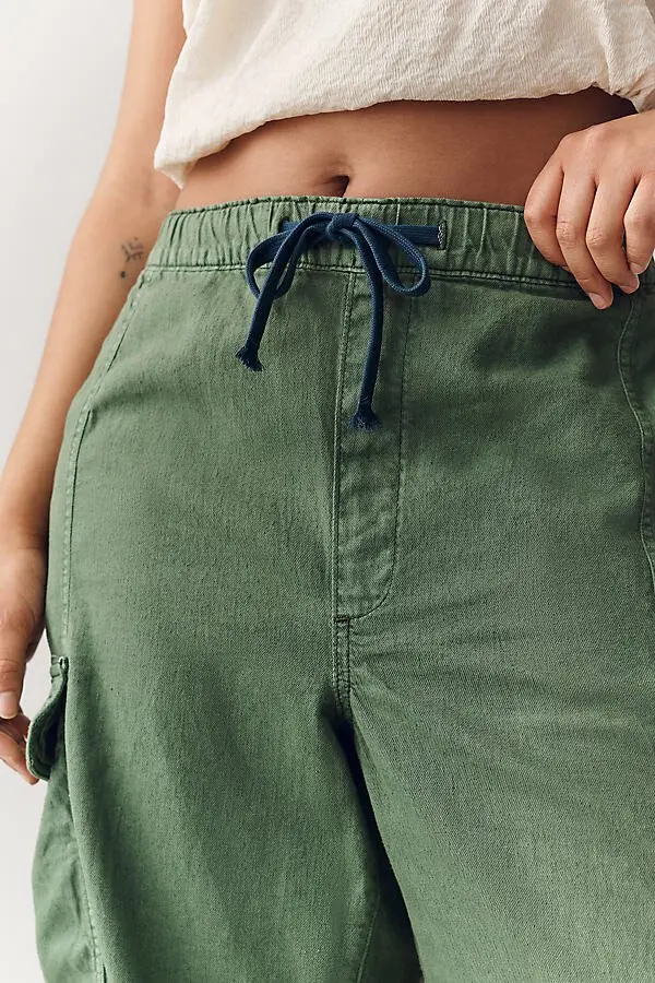 PILCRO Cotton Jogger Pants