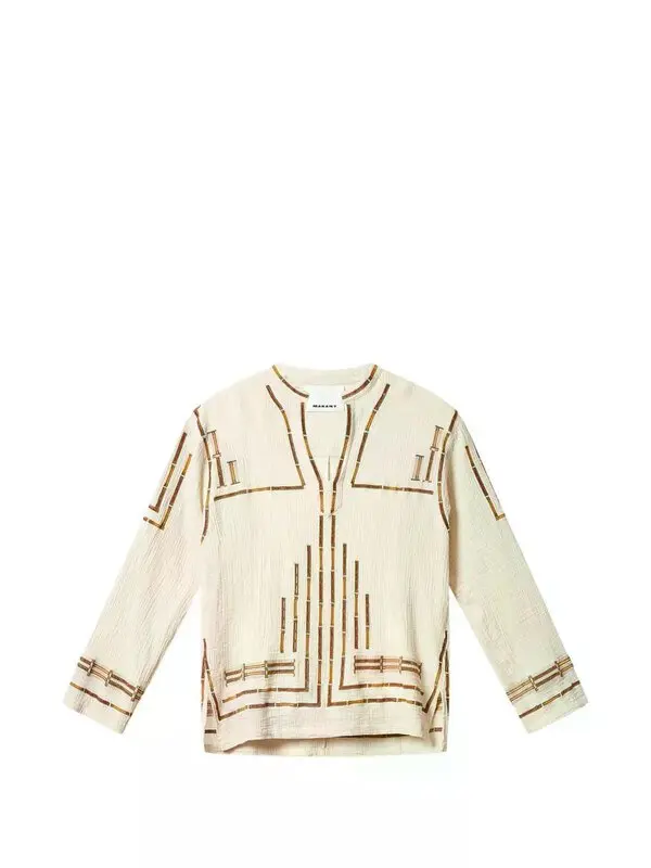 MARANT V-neck Long-sleeve T-shirt