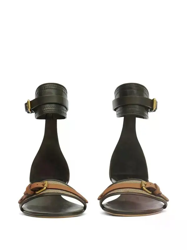 Isabel Marant Étoile Edony Ankle-strap Open-toe Sandals - Green