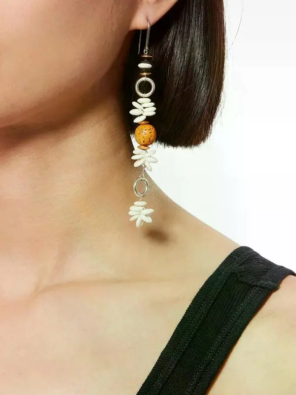 Isabel Marant Étoile Lyna Asymmetrical Pendant Earrings - Silver