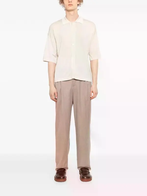 Barena Venezia Buttoned Knit Shirt - Neutrals