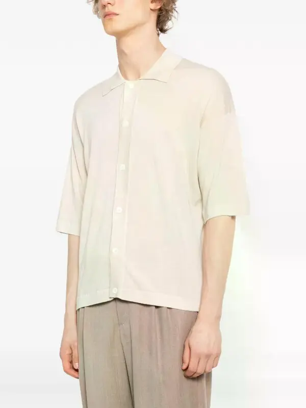 Barena Venezia Buttoned Knit Shirt - Neutrals